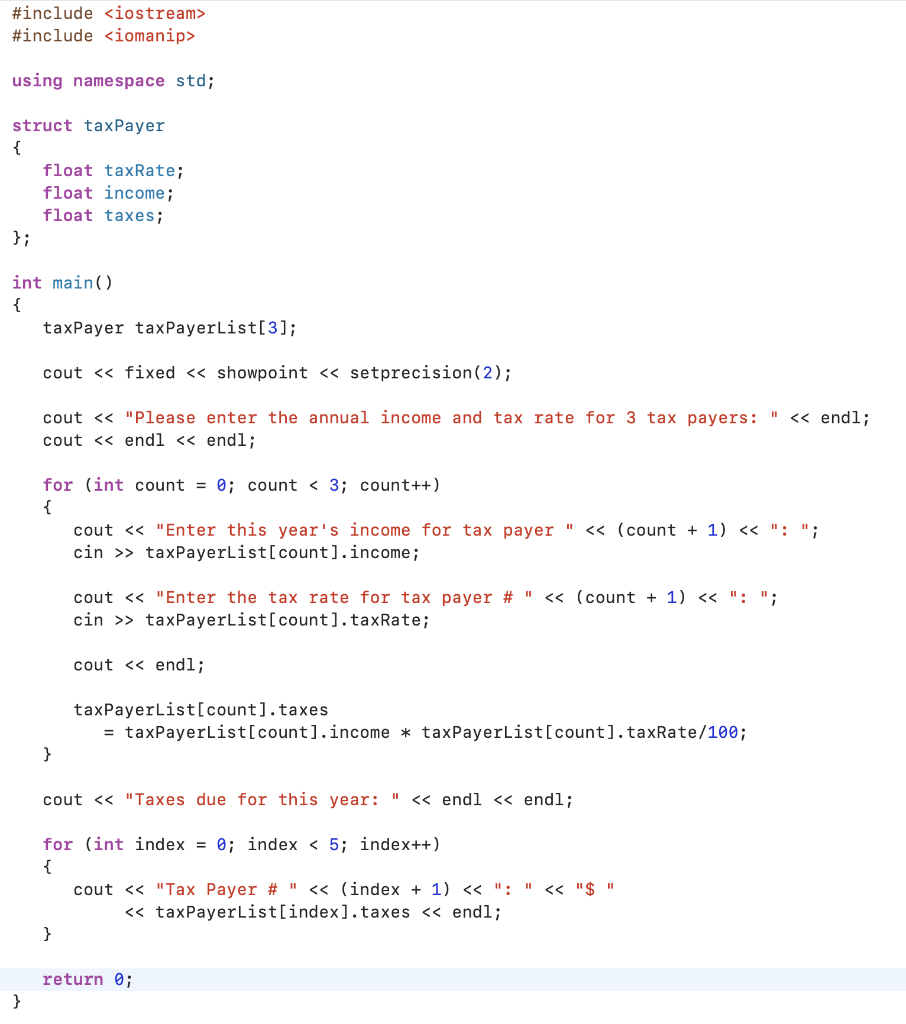 Solved Use the following example, rewrite it but using | Chegg.com