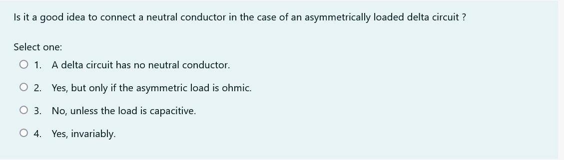 Solved When distributing AC circuits among the phases of a | Chegg.com