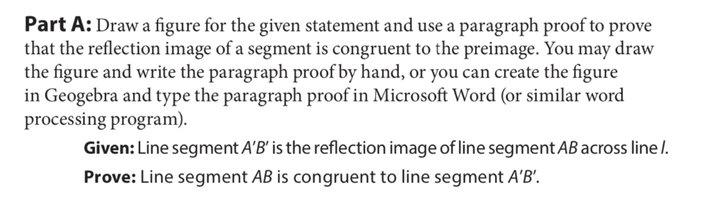 Solved Part A: Draw a figure for the given statement and use | Chegg.com
