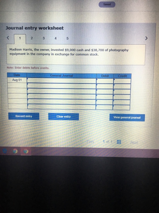 Solved Exercise 2-7 Preparing general journal entries LO P1 | Chegg.com