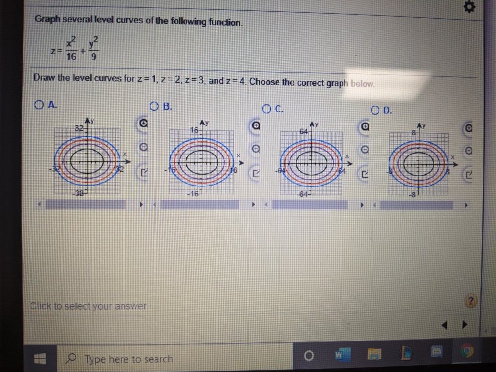 Solved Graph several level curves of the following function. | Chegg.com Solved Graph several level curves of the following function. | Chegg.com