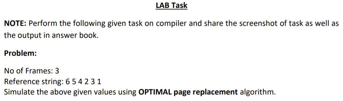 Solved Subject: Operating System Programming Language: C | Chegg.com