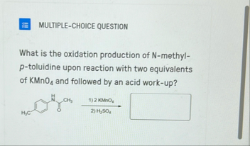 Solved MULTIPLE-CHOICE QUESTION What is the oxidation | Chegg.com