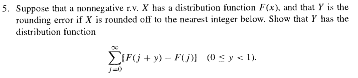 Solved Suppose that a nonnegative r.v. X has a distribution | Chegg.com