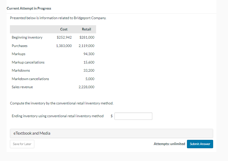 Solved Current Attempt in Progress Presented below is | Chegg.com