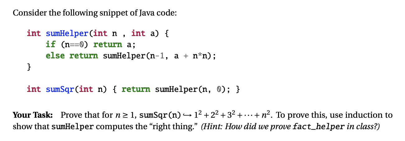 Solved Consider the following snippet of Java code: int | Chegg.com