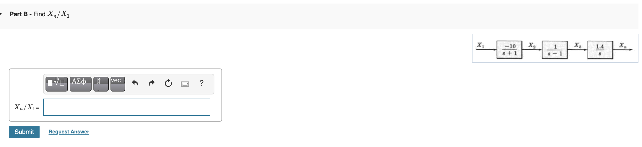 Solved - Part A - Find Xn/X X X2 x X, 10 8 +1 1 8-1 110 | Chegg.com