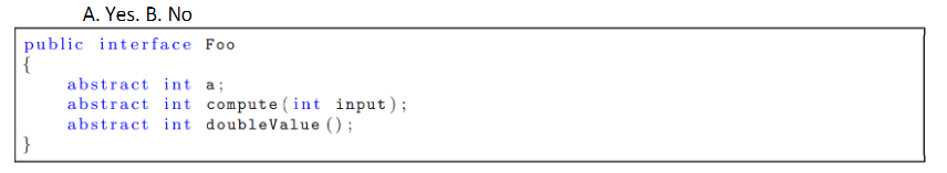 Solved 2. Any concrete class that implements an interface | Chegg.com