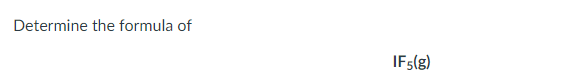 Solved Determine the formula of IFs(8) | Chegg.com