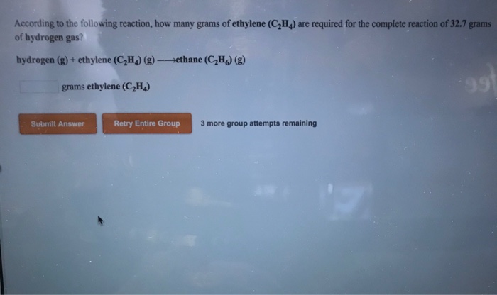 Solved According to the following reaction, how many grams | Chegg.com