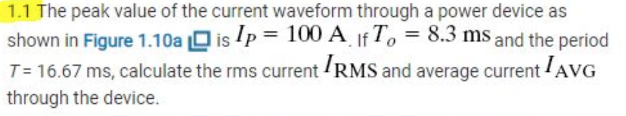 Solved mm Irms = V2 +T=T, Full-wave sinusoidal (a) lp nnn k | Chegg.com