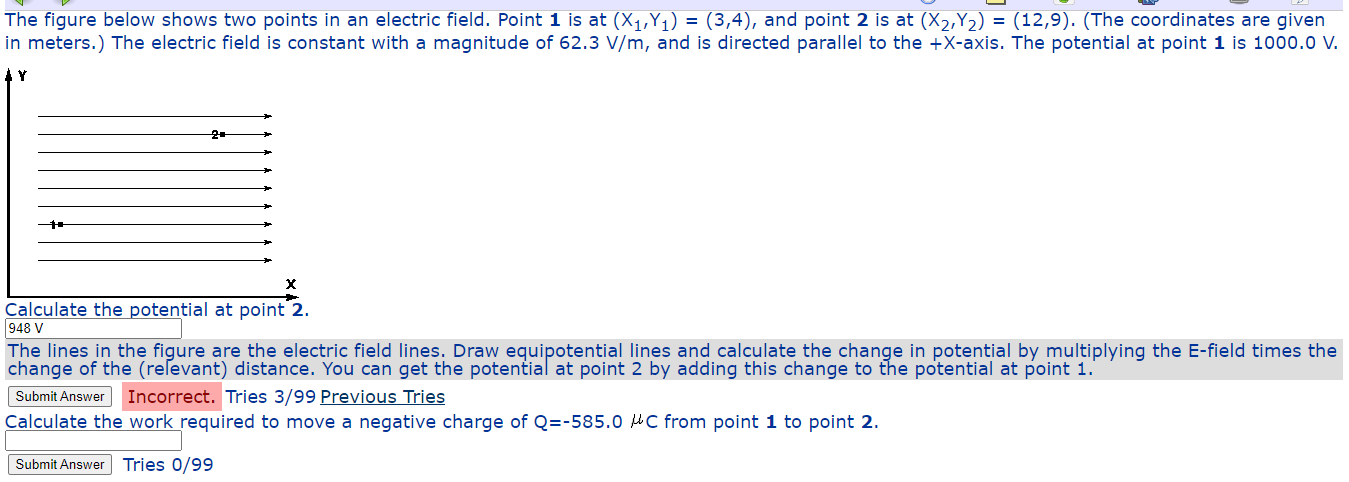 [solved] The Figure Below Shows Two Points In An Electric