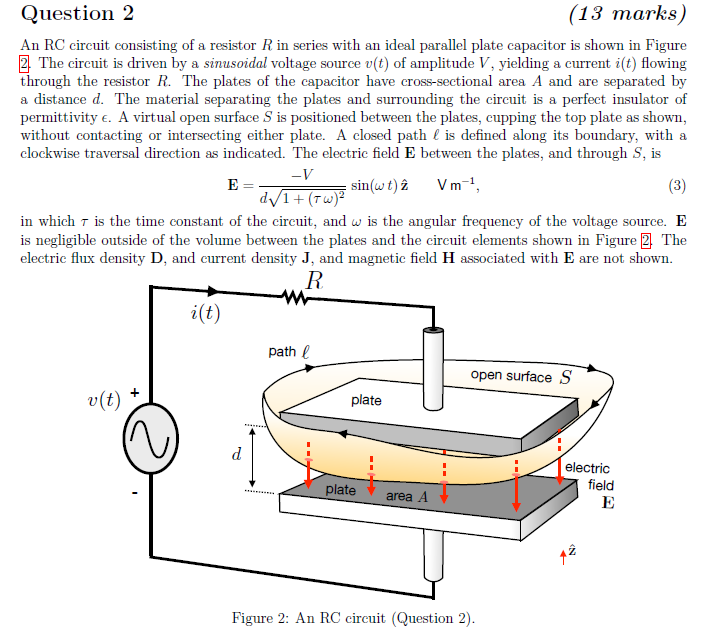 Solved An RC circuit consisting of a resistor R in series | Chegg.com