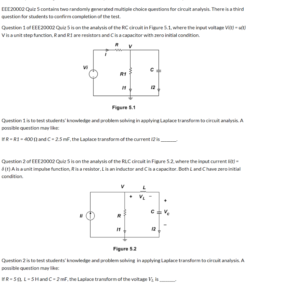 Analysis Test Questions