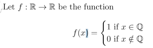 Solved 1. ﻿Prove that f is not continuous at any point p in | Chegg.com