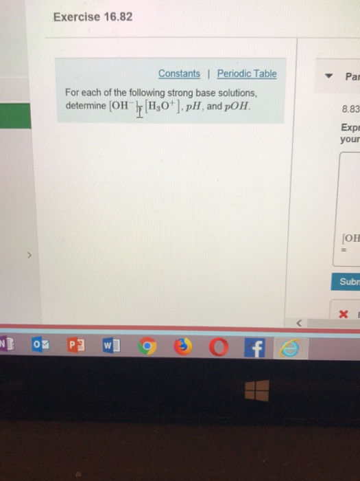 Solved Constants Periodic Table Consider a 0.10 M solution | Chegg.com