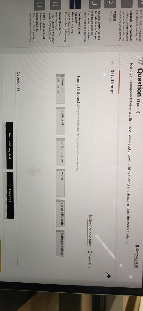 Solved 07 Question (1 point) Identify the compounds below as | Chegg.com