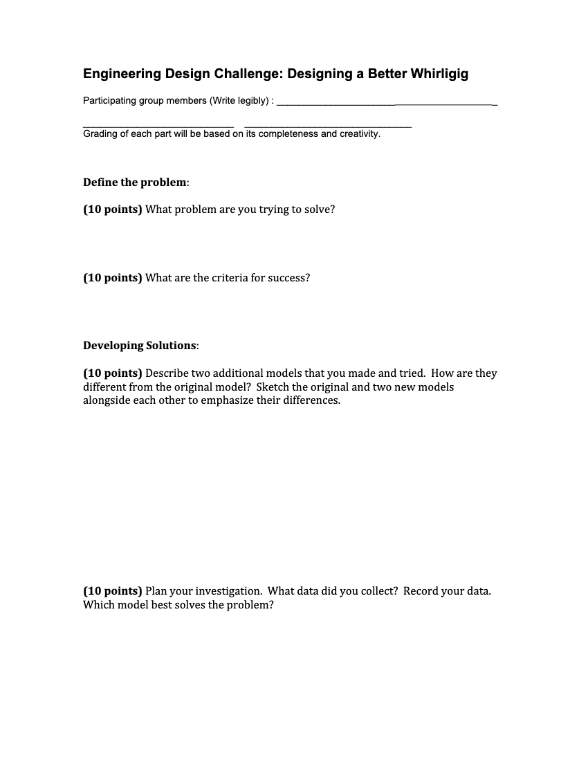 Engineering Design Challenge: Designing a Better | Chegg.com