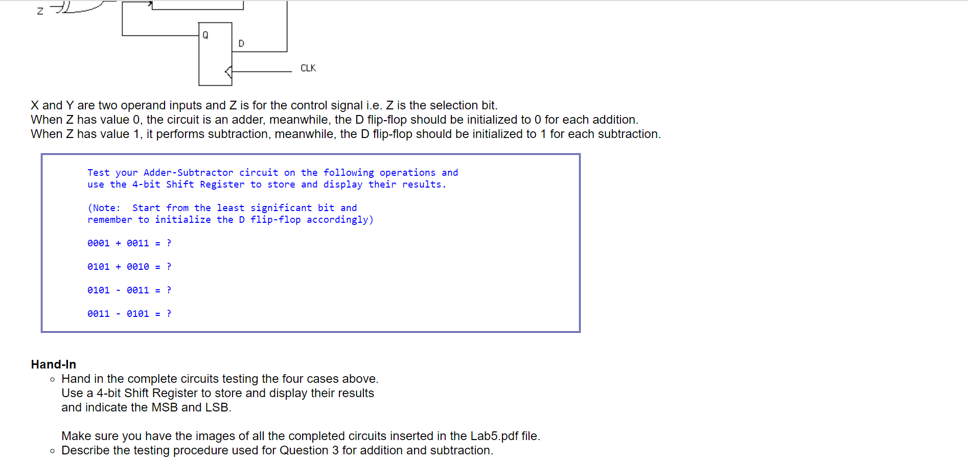 Solved 3. Implement the following bit sequential | Chegg.com