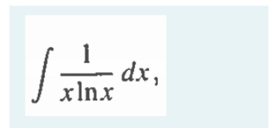 Solved I dx, xinx | Chegg.com