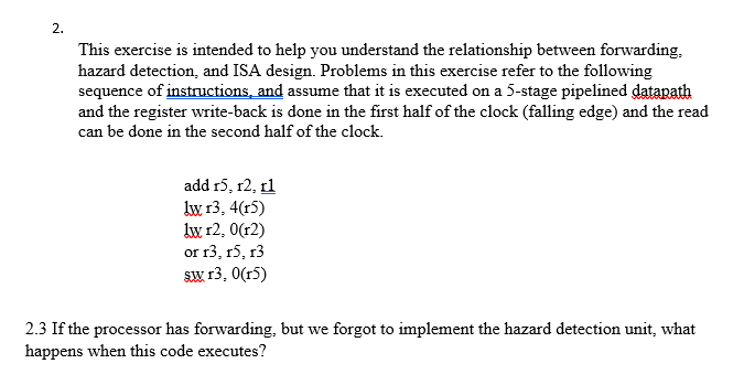 Solved This exercise is intended to help you understand the | Chegg.com
