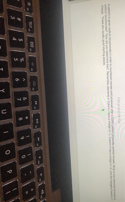 Solved sodium bicarbonate? How did you determine this? | Chegg.com