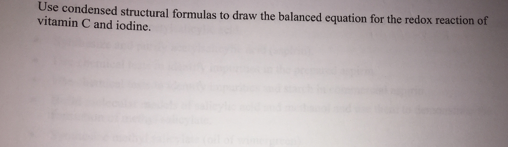 Solved Use condensed structural formulas to draw the | Chegg.com
