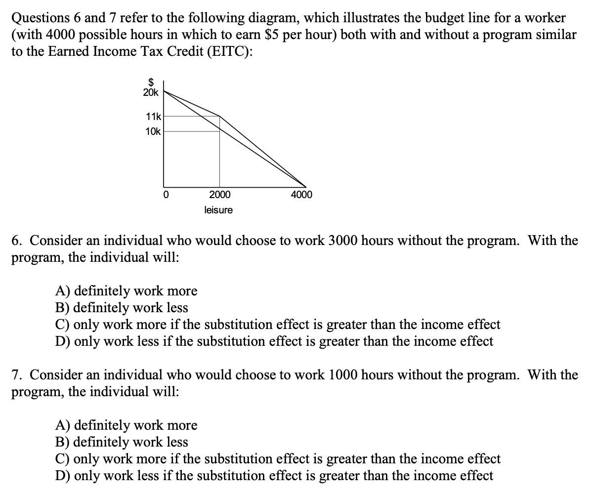 Solved Questions 6 and 7 refer to the following diagram, | Chegg.com
