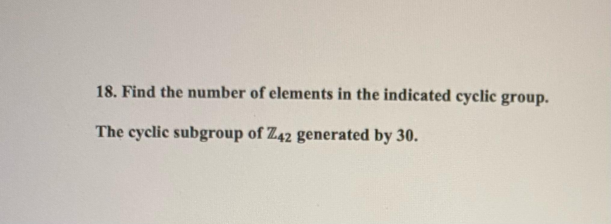 Solved 18. Find the number of elements in the indicated | Chegg.com