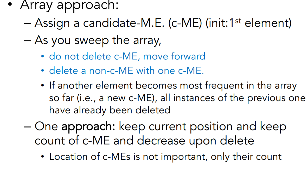 Solved • Implement Majority Element Finding Using Algorithm