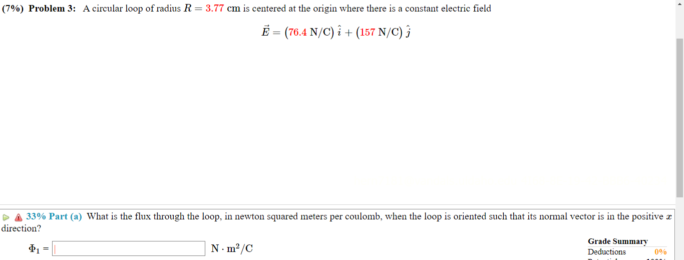 Solved A circular loop of radius R=3.77cm is centered at the | Chegg.com