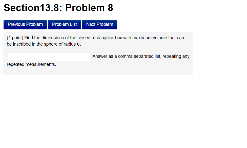 Solved Section 13.8: Problem 8 Previous Problem Problem List | Chegg.com