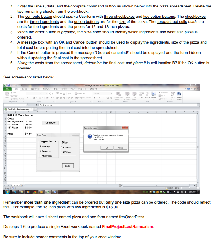 Solved 1. Enter the labels, data, and the compute command | Chegg.com
