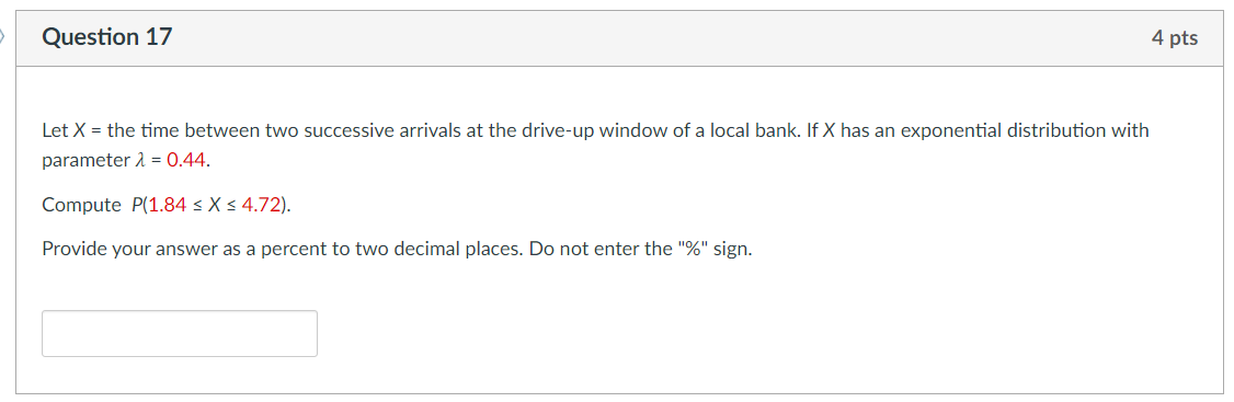 Solved Let X= the time between two successive arrivals at | Chegg.com