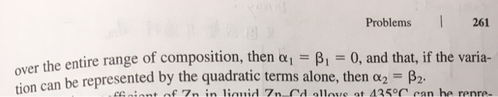 9.9 se the Gibbs-Duhem equation to show that, if the | Chegg.com