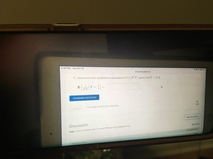 Solved courses.adsg Problem 3. A joint PDF given by a simple | Chegg.com