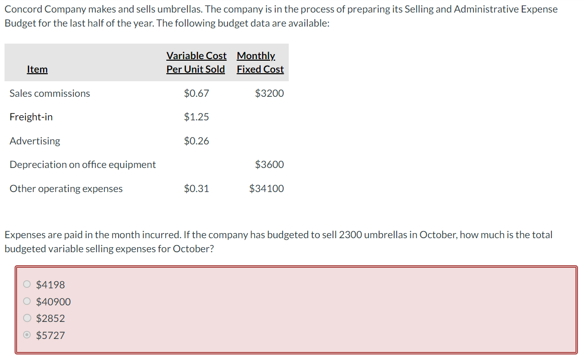Solved Not sure where I'm going wrong, I did 2300 x (0.67 + | Chegg.com