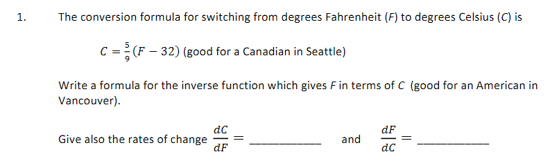 Solved The conversion formula for switching from degrees | Chegg.com