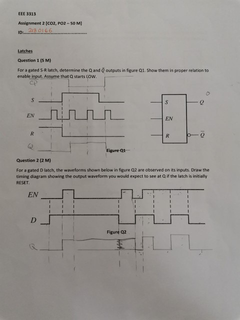 Solved EEE 3313 Assignment 2 (COZ, POZ-50 M) ID...213146 | Chegg.com