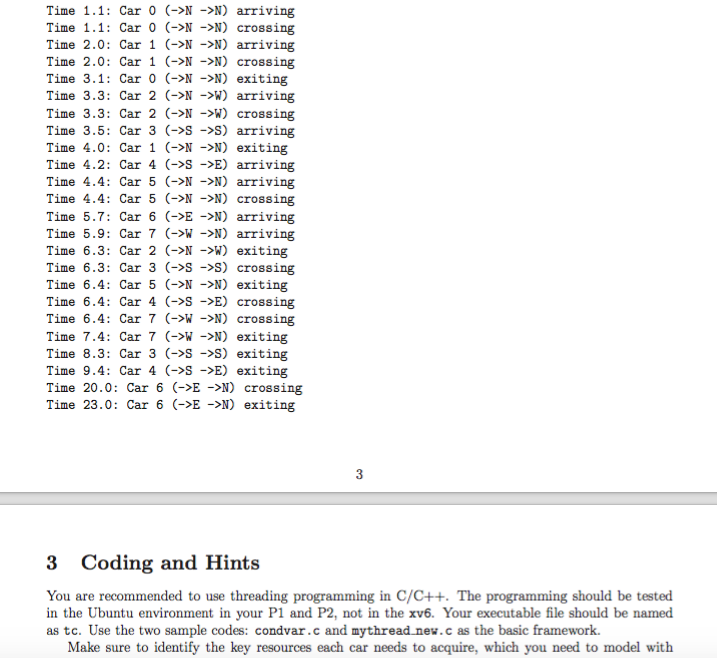 In This Project You Will Use Mutex Plus Condition