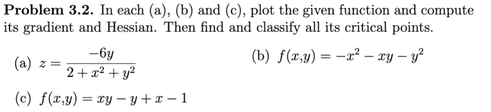 Solved Problem 3.2. In each (a), (b) and (c), plot the given | Chegg.com