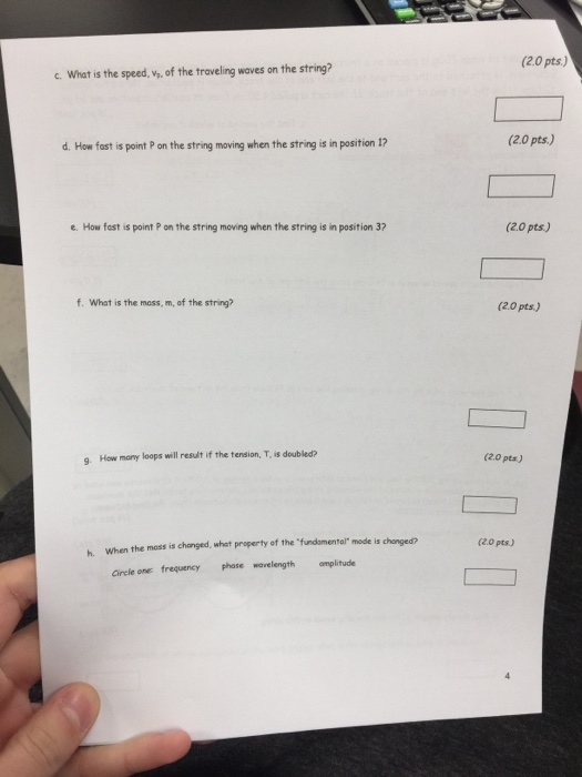 Solved Q4. A vibrating string, 0.500m long and fixed at both | Chegg.com