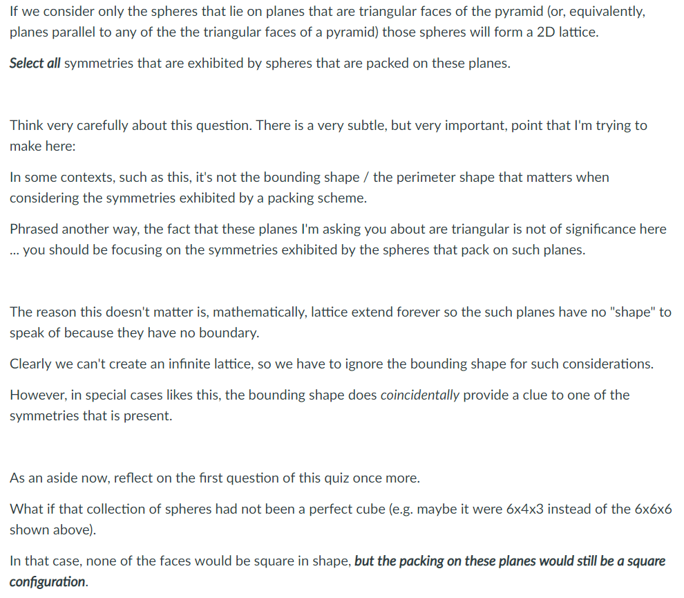 Solved Consider the following 3D pyramid of Buckyballs ® | Chegg.com