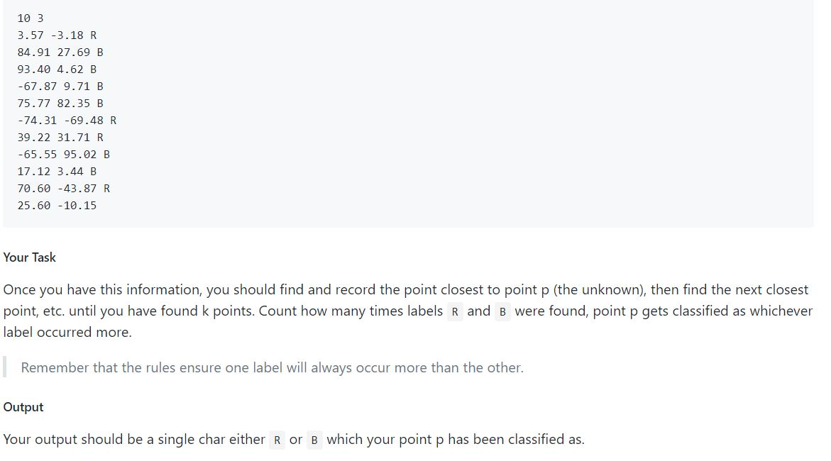 Solved What is Nearest Neighbors? Nearest Neighbors is a | Chegg.com