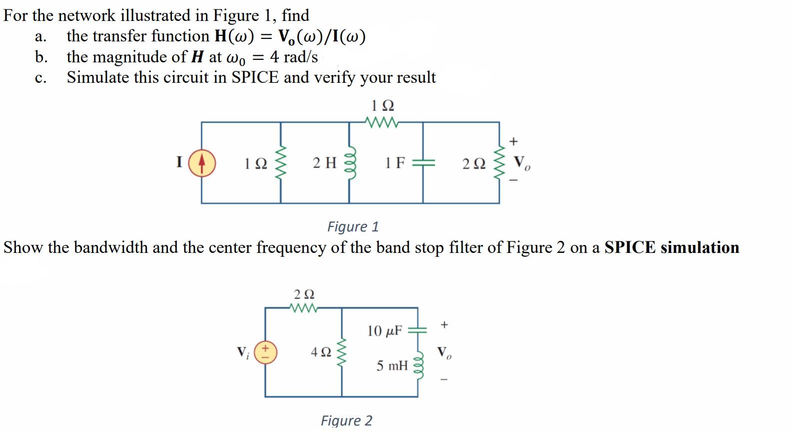 Solved 1.question) For the network illustrated in Figure 1, | Chegg.com