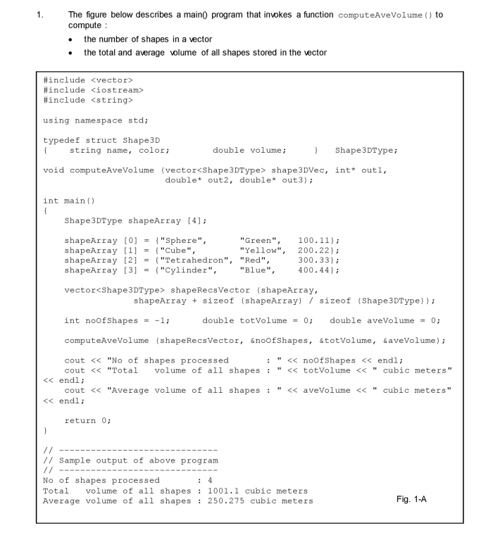 Solved The figure below describes a main program that | Chegg.com