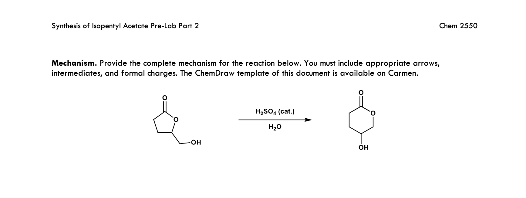Solved Provide full mechanism with the reactants and the | Chegg.com