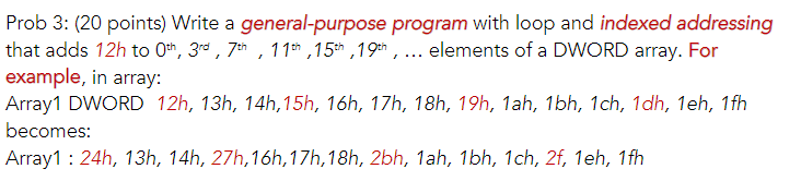 Solved Assembly Language For X86 Please Send Me The Working