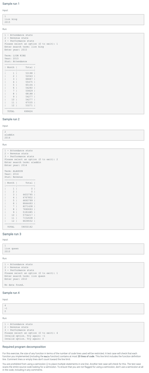 Problem description Write a program that will | Chegg.com