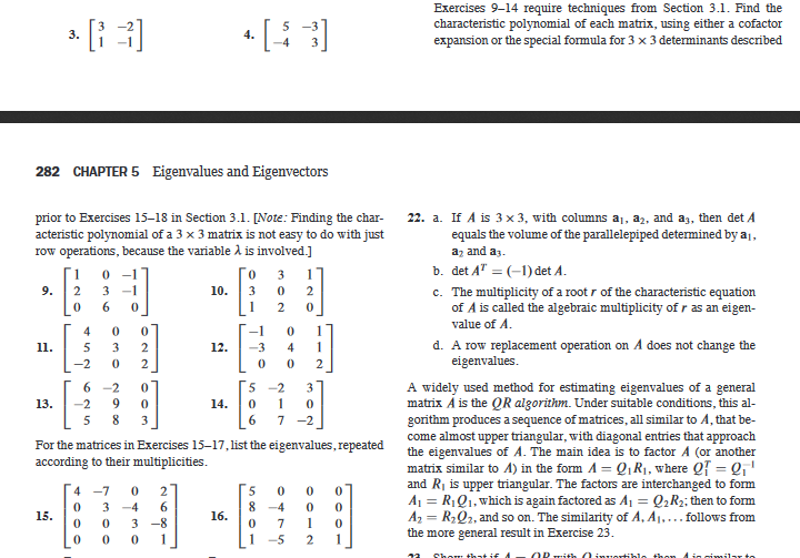 Solved Exercises 9-14 require techniques from Section 3.1. | Chegg.com